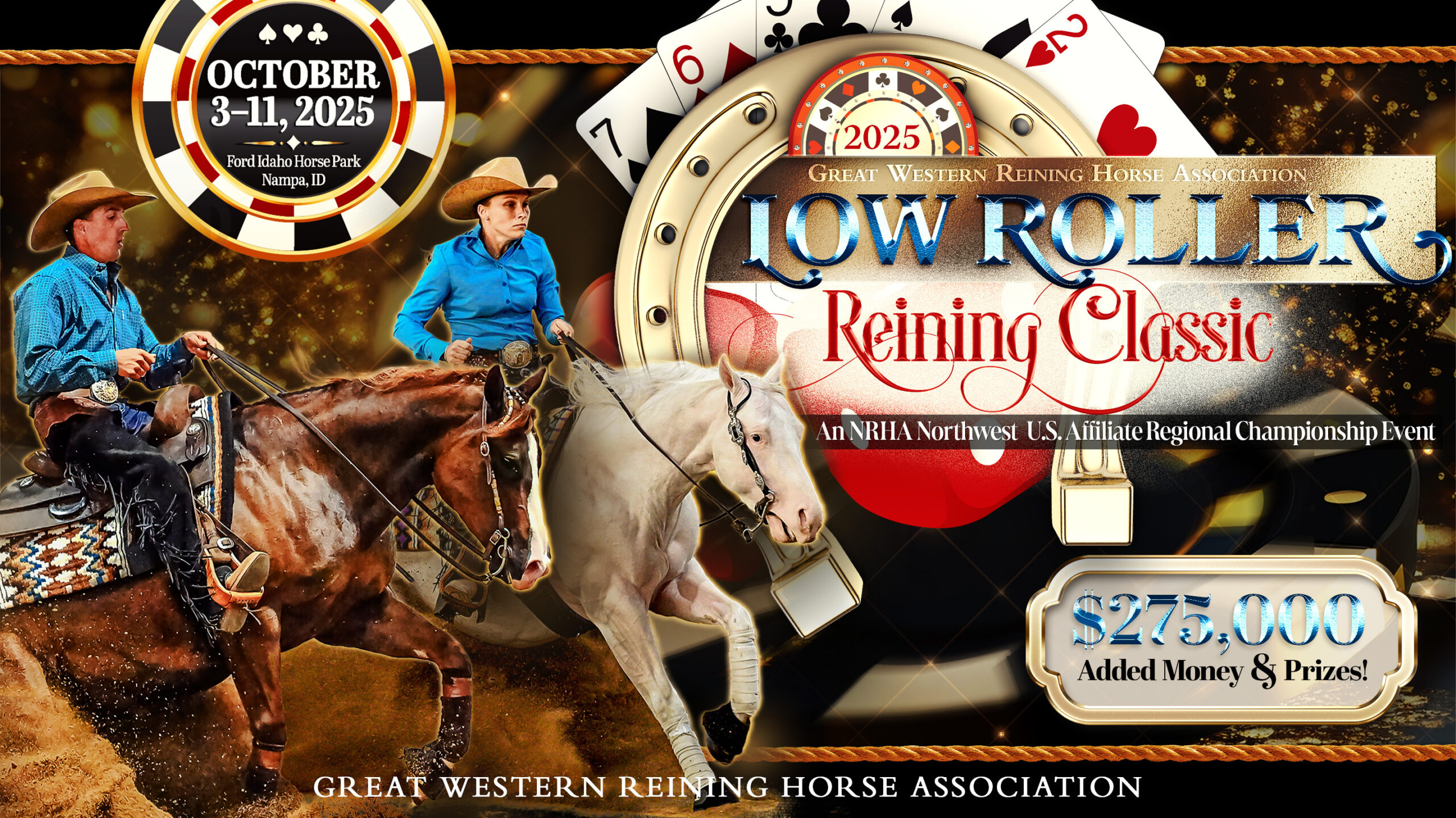 Low Roller Reining Classic | Main Arena | October 6th, 2025 - Total ...