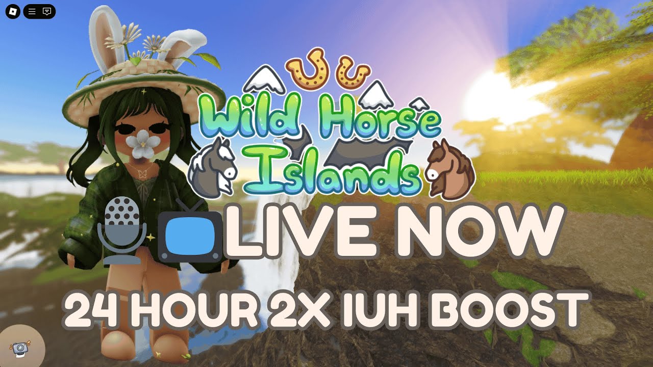 🐎 2X IUH BOOST Horse Catching 🐎 | Roblox Wild Horse Islands - Total Horse Channel | Equestrian TV