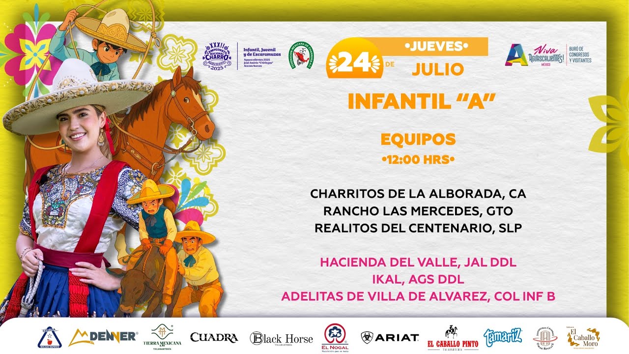 Campeonato Nacional Charro Infantil, Juvenil y de Escaramuzas ...