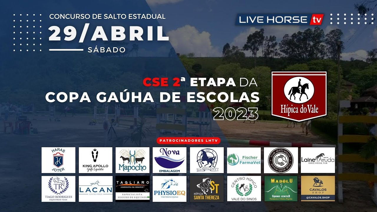 CSE 2ª ETAPA COPA GAÚCHA DE ESCOLAS 2023 | Saturday - Total Horse ...