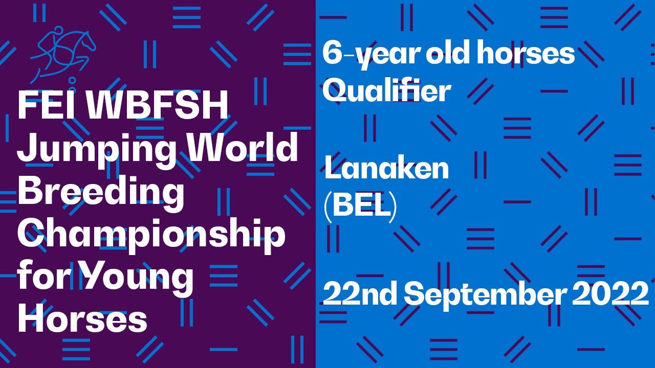 FEI WBFSH Jumping World Breeding Championship for Young Horses | 6-year ...