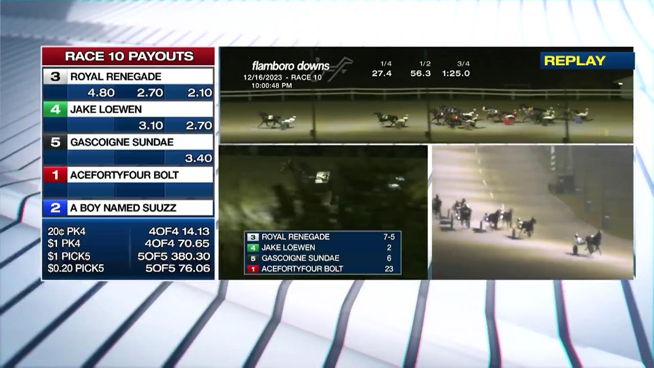 Flamboro Downs Live Stream 12/16/2023 - Total Horse Channel | Equestrian TV