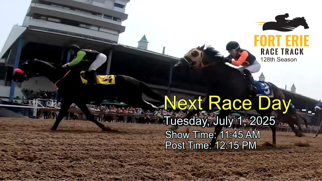 Fort Erie Racing – July 1st, 2025 - Total Horse Channel | Equestrian TV