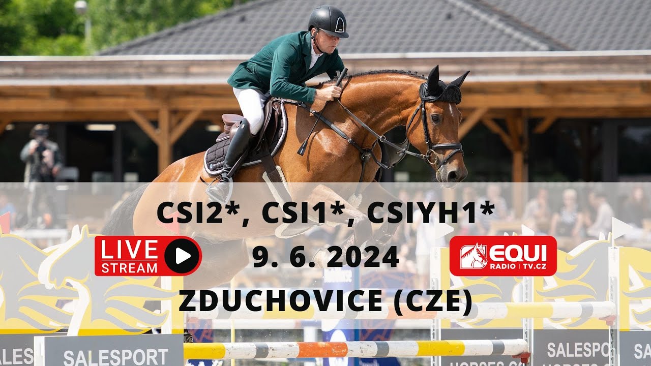 LIVE 🔴 | show-jumping CSI2* Zduchovice – 9. 6. 2024 - Total Horse ...