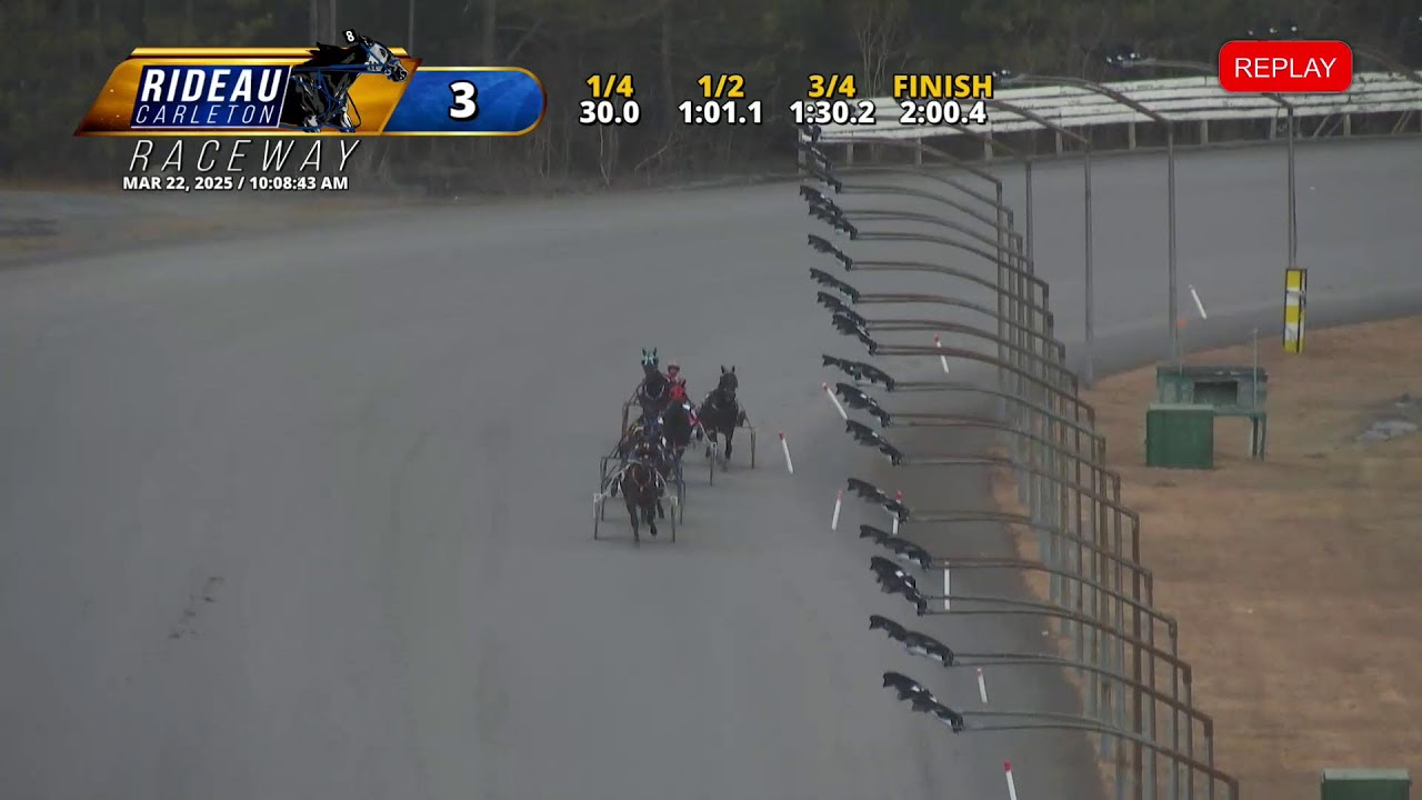 Rideau Carleton Raceway | March 22nd, 2025 | Qualifiers - Total Horse ...