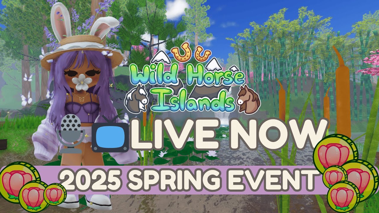 🌷 Spring Event – Catching, Grinding, and Chatting 🌷 | Roblox Wild Horse ...