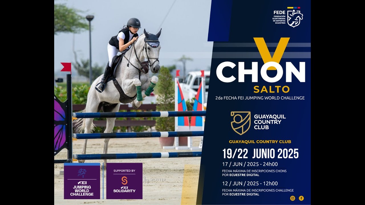 V CHON – 2DA CHALLENGE GCC JUEVES FEI CHALLENGE CATEGORIAS C – B – A ...