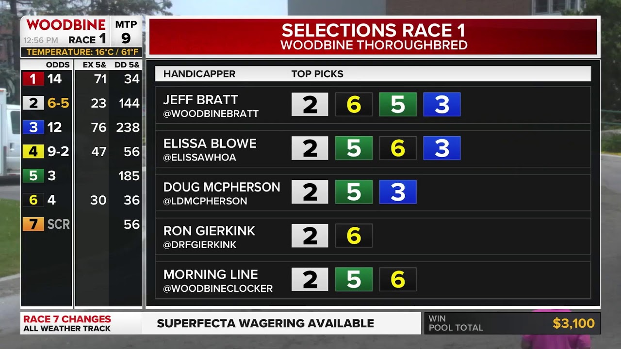 Woodbine Racetrack Live Stream – Friday, June 13th, 2025 - Total Horse ...